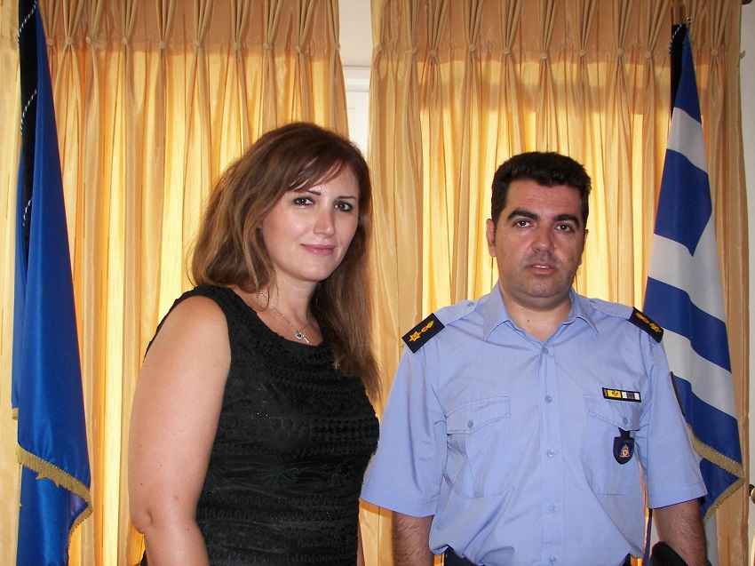 ΣΥΝΑΝΤΗΣΗ ΤΗΣ ΔΗΜΑΡΧΟΥ ΣΚΥΔΡΑΣ ΜΕ ΤΟΝ ΔΙΟΙΚΗΤΗ ΤΗΣ ΠΥΡΟΣΒΕΣΤΙΚΗΣ ...