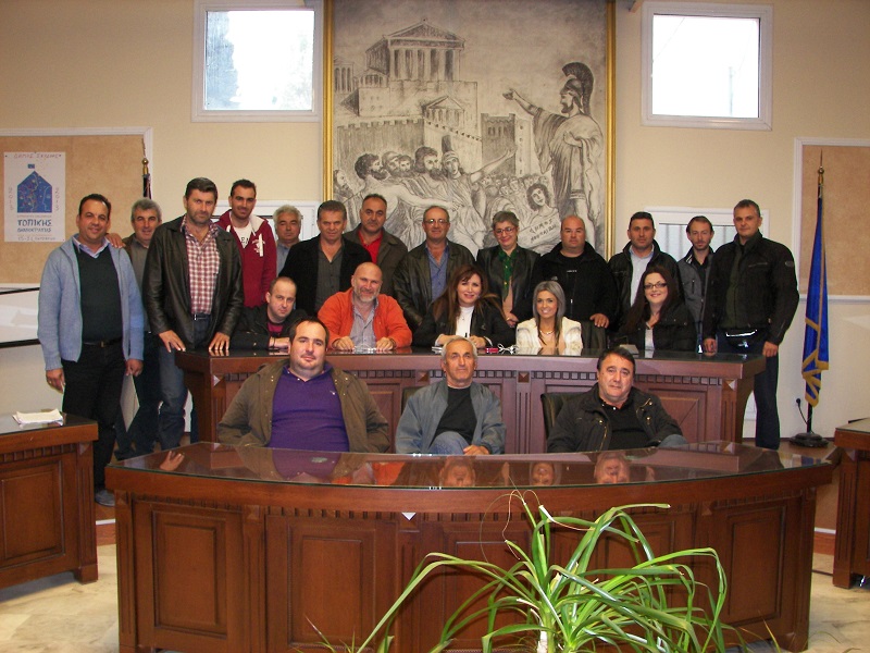 ΔΗΜΟΣ ΣΚΥΔΡΑΣ : ΣΥΣΚΕΨΗ ΤΗΣ ΔΗΜΑΡΧΟΥ ΣΚΥΔΡΑΣ ΜΕ ΤΟΥΣ ΠΡΟΕΔΡΟΥΣ ΤΩΝ ...