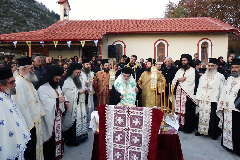 ΘΥΡΑΝΟΙΞΙΑ ΤΟΥ Ι.ΝΑΟΥ ΤΟΥ ΟΣΙΟΥ ΠΑΪΣΙΟΥ ΣΤΗΝ ΘΗΡΙΟΠΕΤΡΑ ΑΛΜΩΠΙΑΣ AΠΟ ...