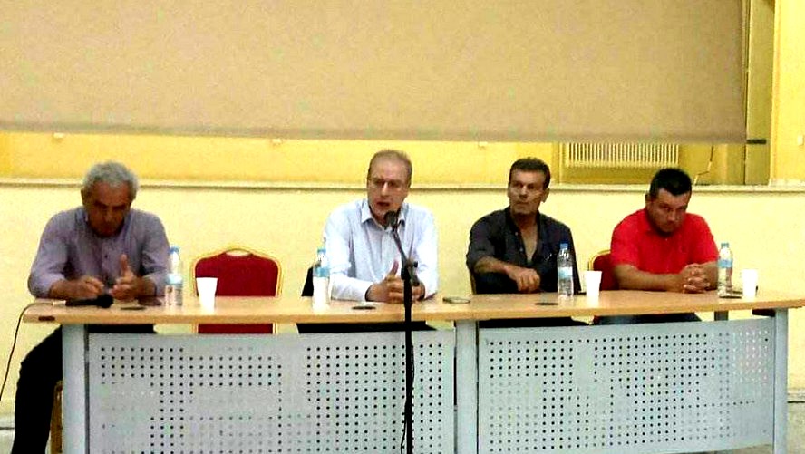 Γ. ΣΗΦΑΚΗΣ : ΣΥΓΚΕΝΤΡΩΣΗ ΜΕ ΑΓΡΟΤΕΣ ΣΤΗ ΣΚΥΔΡΑ – ΑΝΑΛΥΣΗ ΓΙΑ ΤΗΝ ...