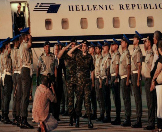 ΕΠΙΣΗΜΗ ΤΕΛΕΤΗ ΥΠΟΔΟΧΗΣ ΤΩΝ ΔΥΟ ΣΤΡΑΤΙΩΤΙΚΩΝ ΣΤΟ ΑΕΡΟΔΡΟΜΙΟ «ΜΑΚΕΔΟΝΙΑ ...