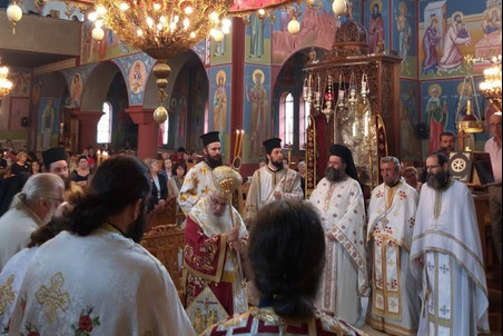 ΑΡΧΙΕΡΑΤΙΚΗ Θ. ΛΕΙΤΟΥΡΓΙΑ ΣΤΗΝ ΠΑΝΗΓΥΡΗ ΤΟΥ Ν. ΜΥΛΟΤΟΠΟΥ ΠΕΛΛΑΣ | TASTV ...