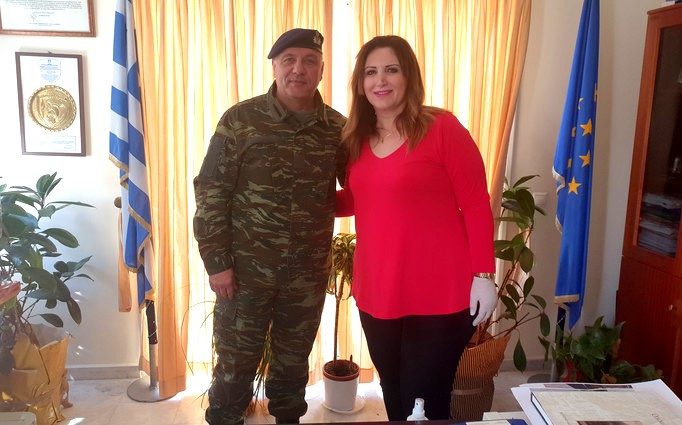 ΣΥΝΑΝΤΗΣΗ ΤΗΣ ΔΗΜΑΡΧΟΥ ΣΚΥΔΡΑΣ ΚΑΤΕΡΙΝΑΣ ΙΓΝΑΤΙΑΔΟΥ ΜΕ ΤΟΝ ΥΠΟΣΤΡΑΤΗΓΟ ...