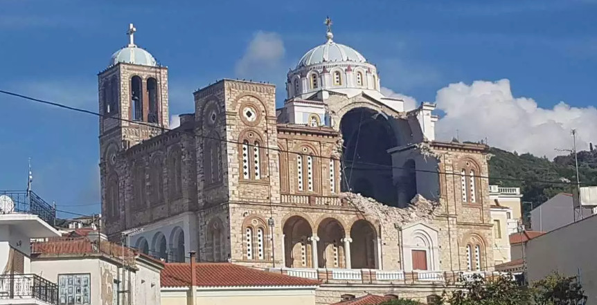 ΕΚΤΑΚΤΟ : ΒΙΝΤΕΟ ΑΠΟ ΤΟΝ ΜΕΓΑΛΟ ΣΕΙΣΜΟ 6,7 ΑΝΟΙΧΤΑ ΤΗΣ ΣΑΜΟΥ ΜΕ ...