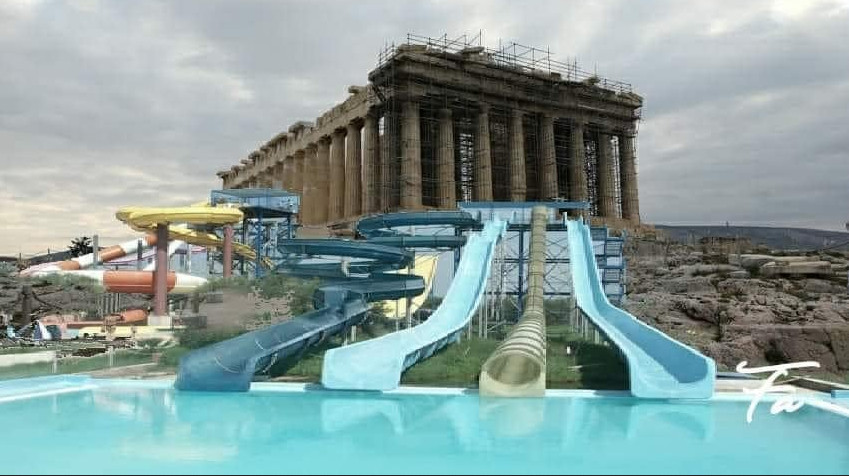 ΔΙΑΚΩΜΩΔΟΥΝ ΤΗΝ ΤΣΙΜΕΝΤΩΜΕΝΗ ΑΚΡΟΠΟΛΗ ΠΟΥ ΠΛΗΜΜΥΡΙΣΕ [ΒΙΝΤΕΟ] | TASTV ...