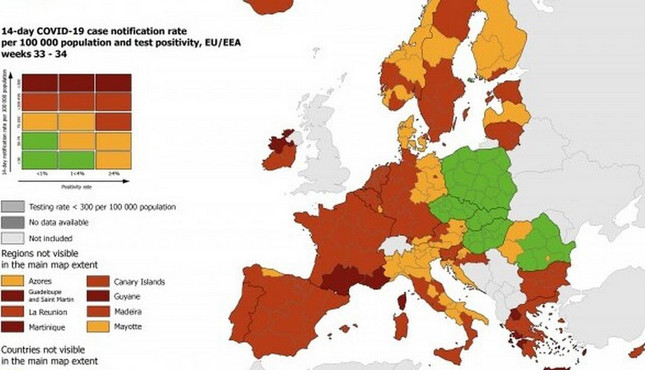 ΚΟΡΩΝΟΪΟΣ: ΠΟΙΕΣ ΠΕΡΙΟΧΕΣ ΤΗΣ ΕΛΛΑΔΑΣ ΒΡΙΣΚΟΝΤΑΙ ΣΕ «ΒΑΘΥ ΚΟΚΚΙΝΟ» ΣΤΟΝ ...