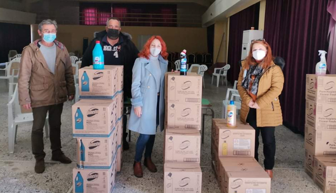 ΔΙΑΝΟΜΗ ΚΑΘΑΡΙΣΤΙΚΩΝ ΕΙΔΩΝ ΣΤΑ ΔΗΜΟΤΙΚΑ ΣΧΟΛΕΙΑ ΤΟΥ ΔΗΜΟΥ ΣΚΥΔΡΑΣ ...
