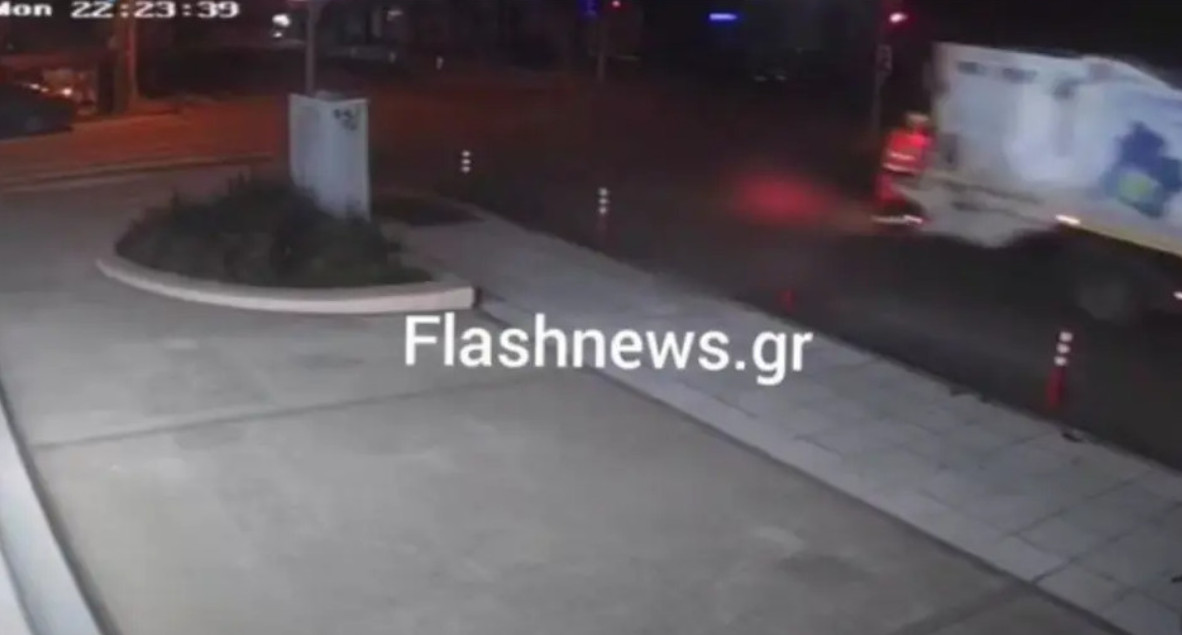 ΘΑΝΑΣΙΜΗ ΠΤΩΣΗ ΕΡΓΑΖΟΜΕΝΟΥ ΑΠΟ ΑΠΟΡΡΙΜΜΑΤΟΦΟΡΟ [ΒΙΝΤΕΟ] | TASTV.gr | Τα ...