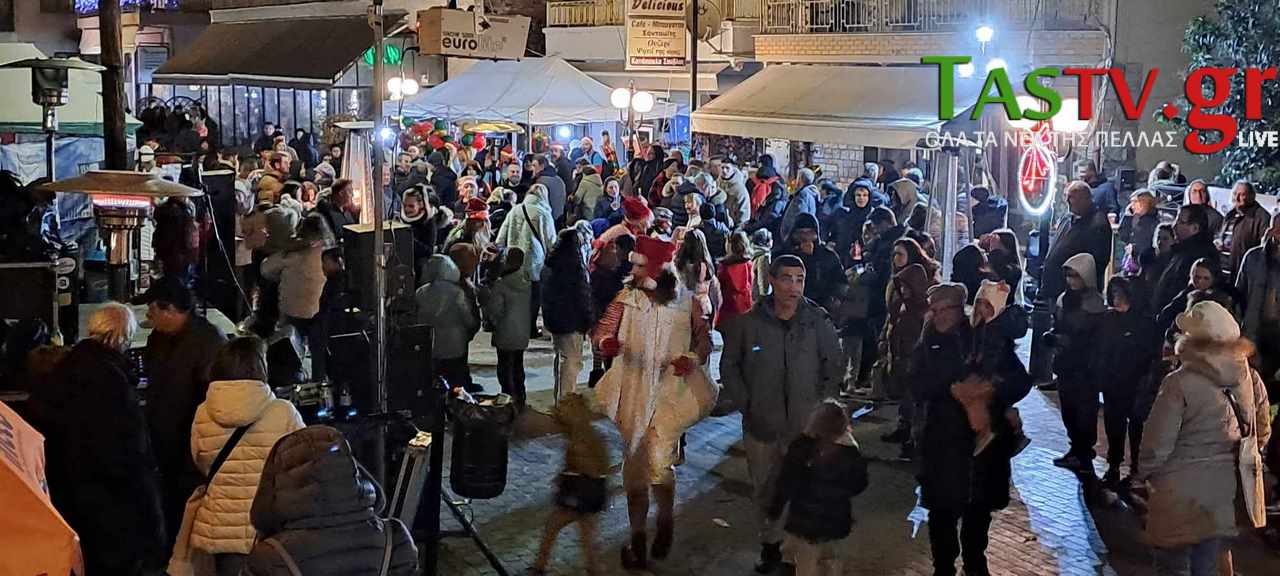 ΑΡΝΙΣΣΑ ΠΕΛΛΑΣ : ΧΡΙΣΤΟΥΓΕΝΝΙΑΤΙΚΕΣ ΕΚΔΗΛΩΣΕΙΣ ΣΤΟΝ ΠΕΖΟΔΡΟΜΟ - ΒΙΝΤΕΟ ...