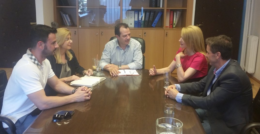 ΣΥΝΕΡΓΑΣΙΑ Θ. ΤΖΑΚΡΗ – ΓΕΝΙΚΟΥ ΓΡΑΜΜΑΤΕΑ ΥΠΟΔΟΜΩΝ – ΔΗΜΑΡΧΟΥ ΑΛΜΩΠΙΑΣ ...