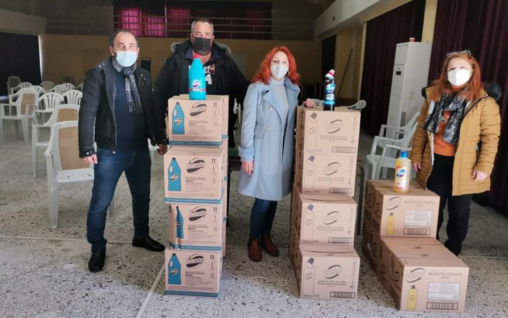 ΔΙΑΝΟΜΗ ΚΑΘΑΡΙΣΤΙΚΩΝ ΕΙΔΩΝ ΣΤΑ ΔΗΜΟΤΙΚΑ ΣΧΟΛΕΙΑ ΤΟΥ ΔΗΜΟΥ ΣΚΥΔΡΑΣ ...