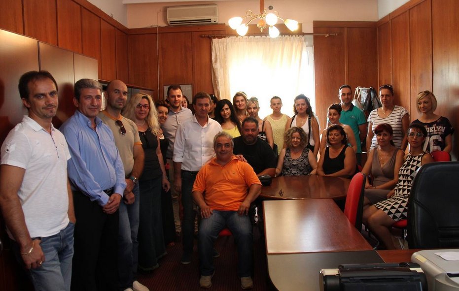 ΔΗΜΟΣ ΑΛΜΩΠΙΑΣ: ΑΓΙΑΣΜΟΣ ΣΤΑ ΝΕΑ ΓΡΑΦΕΙΑ ΔΗΜΟΤΙΚΗΣ ΚΟΙΝΩΦΕΛΟΥΣ ...