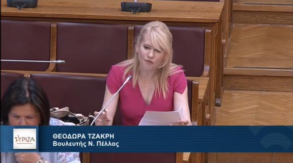 Θ. ΤΖΑΚΡΗ - ΠΑΡΕΜΒΑΣΗ ΣΤΗΝ ΕΠΙΤΡΟΠΗ ΠΑΡΑΓΩΓΗΣ ΚΑΙ ΕΜΠΟΡΙΟΥ ΤΗΣ ΒΟΥΛΗΣ ...