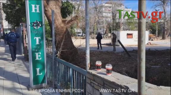 ΕΔΕΣΣΑ. ΠΑΡΑΝΟΜΗ ΠΕΡΙΦΡΑΞΗ ΣΤΟ ΠΡΟΑΥΛΙΟ ΤΟΥ ΞΕΝΙΑ [ΒΙΝΤΕΟ] | TASTV.gr ...