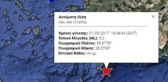 ΣΕΙΣΜΟΣ 5,2 ΒΑΘΜΩΝ ΤΗΣ ΚΛΙΜΑΚΑΣ ΡΙΧΤΕΡ ΝΟΤΙΑ ΤΗΣ ΡΟΔΟΥ | TASTV.gr | Τα ...