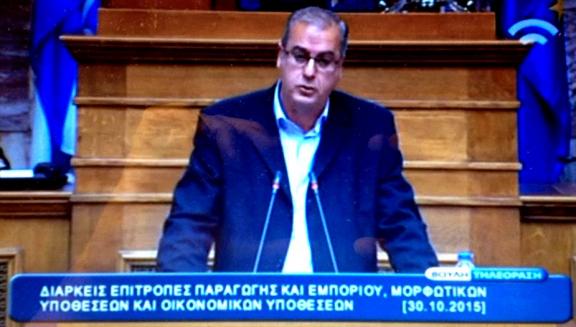 Γ. ΣΗΦΑΚΗΣ : ΕΙΣΗΓΗΣΗ ΣΤΗ ΒΟΥΛΗ ΓΙΑ ΤΟ ΝΟΜΟΣΧΕΔΙΟ ΚΑΙ ΡΥΘΜΙΣΕΙΣ ΠΟΥ ...